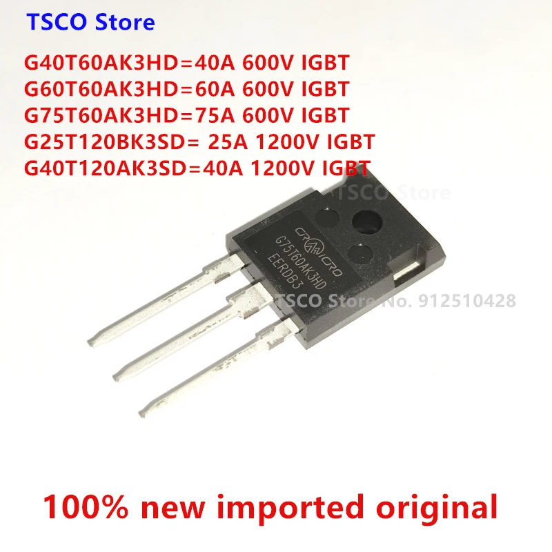 1-10Piece-G40T60AK3HD-G60T60AK3HD-G75T60AK3HD-G25T120BK3SD-G40T120AK3SD ...