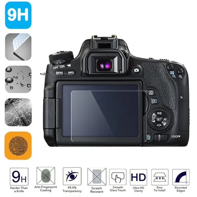Tempered-Glass-Screen-Protector-for-Canon-G9X-G7X-G1X-6D-7D-5D-Mark-II ...