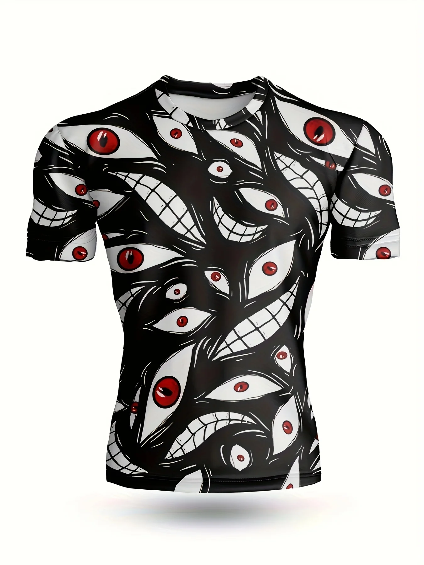 Animated-3D-Printed-T-shirt-Men-s-Compression-Shirt-Short-Sleeve-Top ...