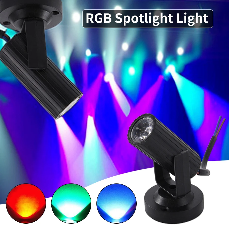 85-265V-Mini-RGB-Spotlight-LED-Stage-Lighting-Effect-Lightweight-for ...