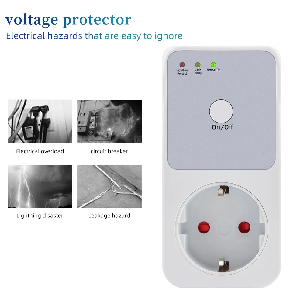 Automatic-Voltage-Protector-Socket-Switcher-VAC-220V-Power-Surge-Safe ...