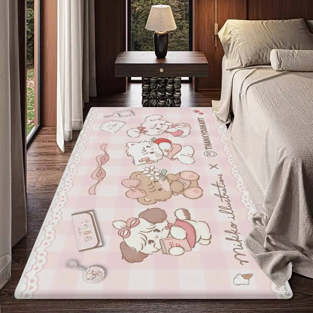 Cute Cat Mikko I-illustrations Room Mats Retro Multiple Choice Living ...