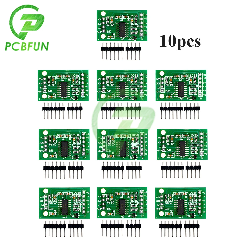 1-10pcs Hx711 Weighing Sensor Module Dual-channel 24 Bit Precision A/d ...