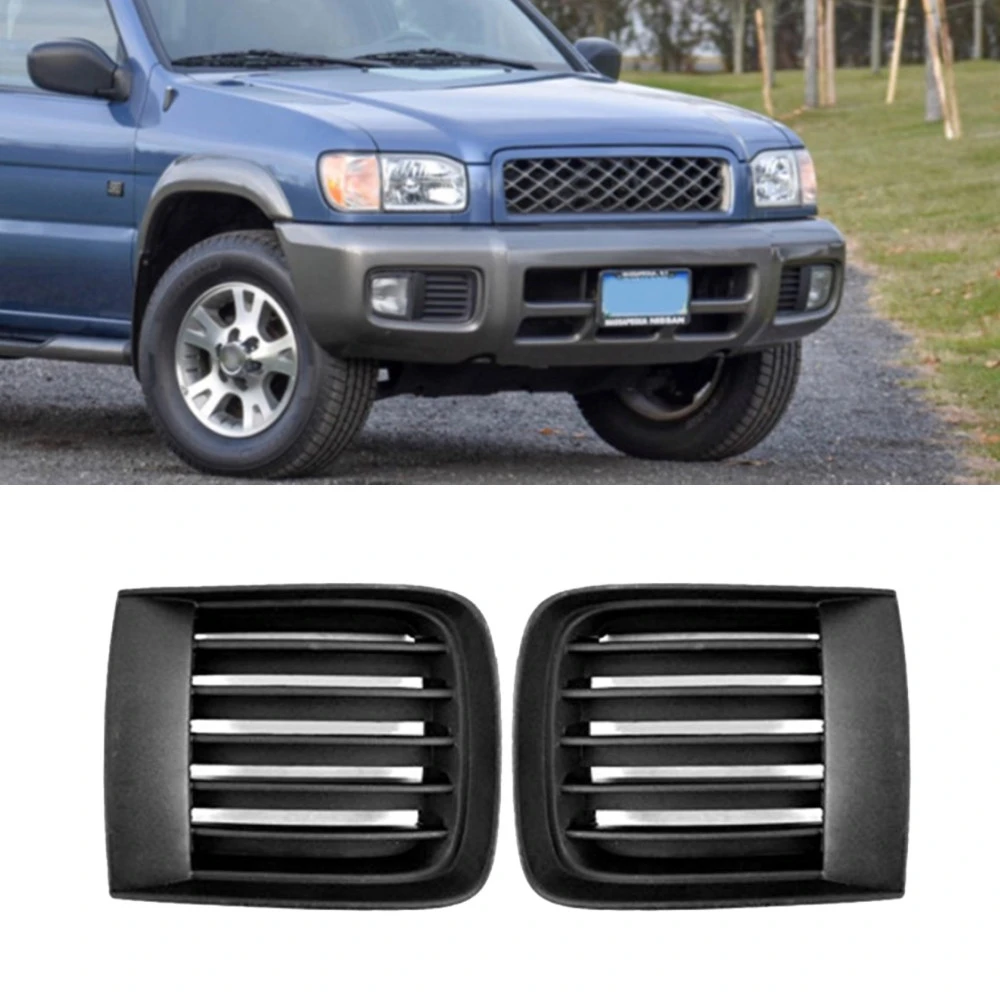 1 Pair Front Grills Bumper Fog Light Grille Cover Car Accessory for ...