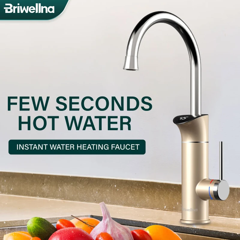Briwellna Electric Instant Water Heater 220V Kitchen Faucet 2 in 1 ...