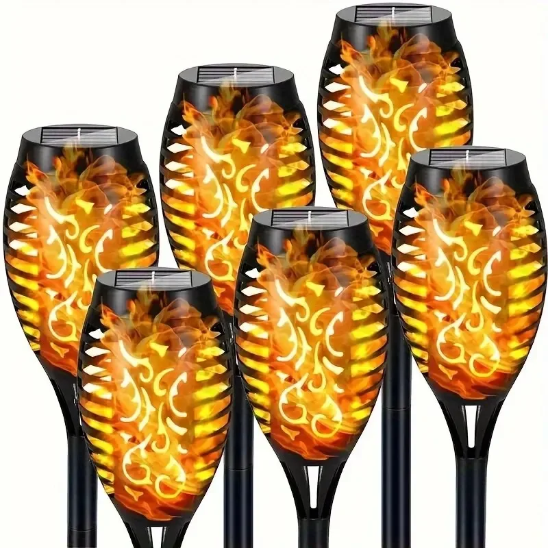12led-Solar-Flamme-Fackel-Licht-flackern-des-Licht-wasserdichte-Garten ...