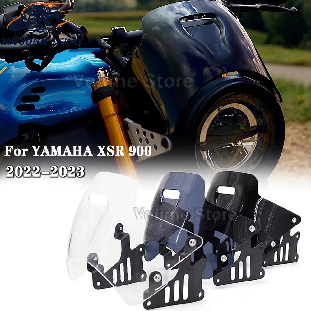 For-Yamaha-XSR-900-xsr900-Windshield-Windscreen-Motorcycle-Accessories ...