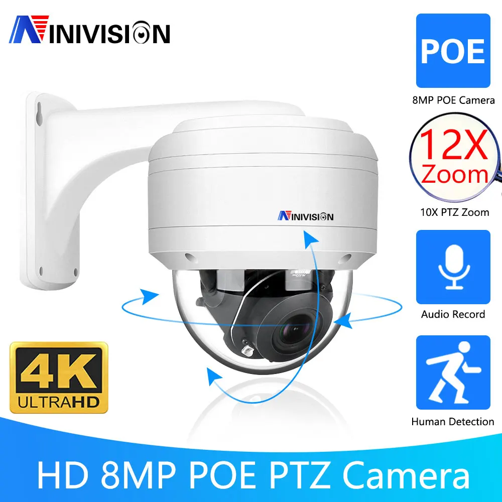 Cam-ra-de-permission-Ext-rieure-PTZ-IP-POE-8MP-4K-12X-avec-Zoom-Optique ...