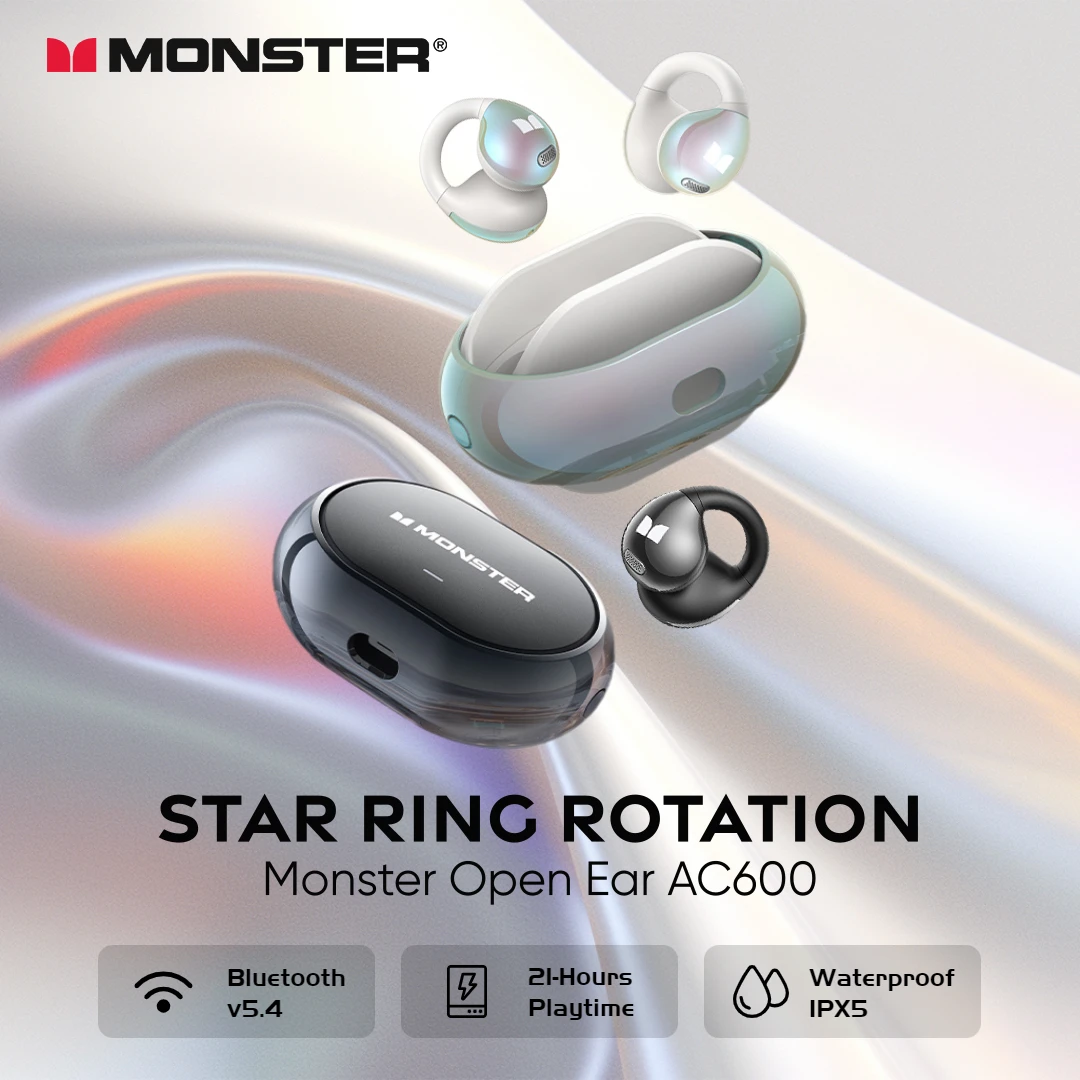 Monster-auriculares-inal-mbricos-con-Bluetooth-5-4-dispositivo-de-audio ...