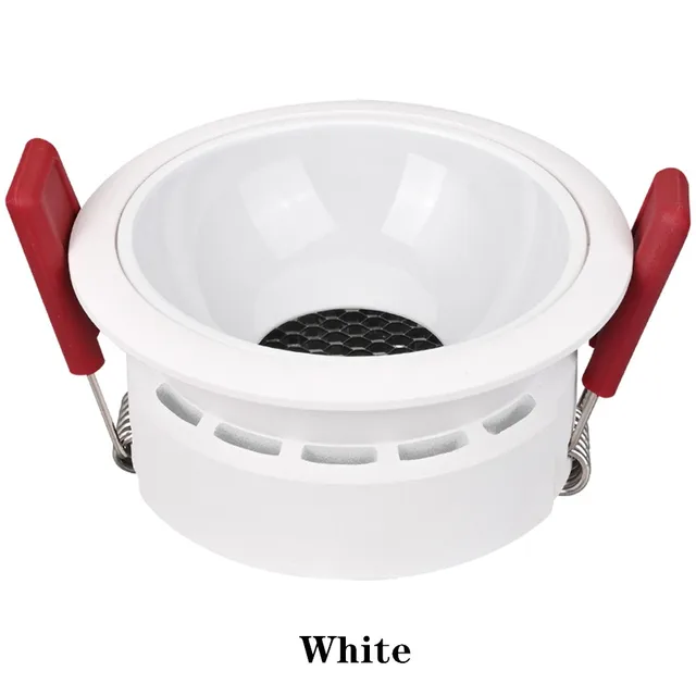 High CRI Deep Anti-glare Led Cob Downlight Embedded Dimmable Recessed ...