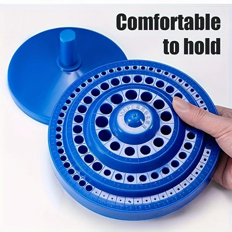 Rotary-Tool-Bit-Holder-Mandrel-Drill-Bench-Tool-Holes-Screwdriver-Bit-Holder-Drill-Head-Storage ...