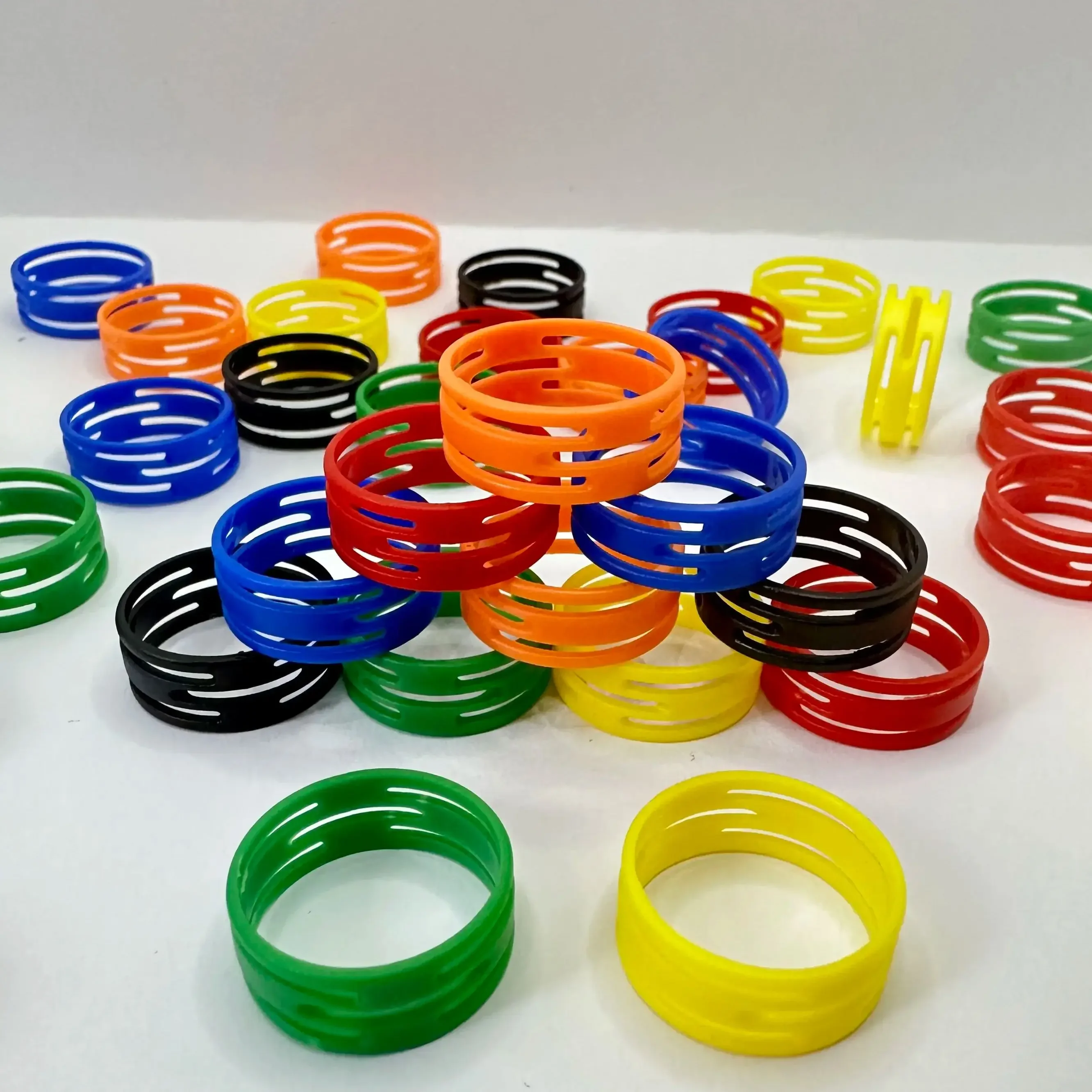 300pcs/Lot 100%New 50pcs each color of the ring For Neutrik nc3fxx and ...