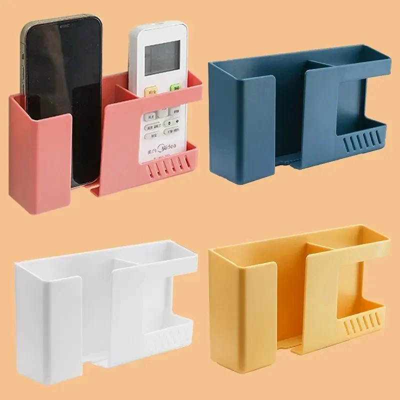 Wall-mounted-Mobile-Phone-Remote-Control-Storage-Box-Multifunctional ...