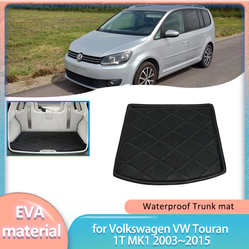 for Volkswagen VW Touran 1T MK1 2003~2015 Car Trunk Mat Boot Liner ...