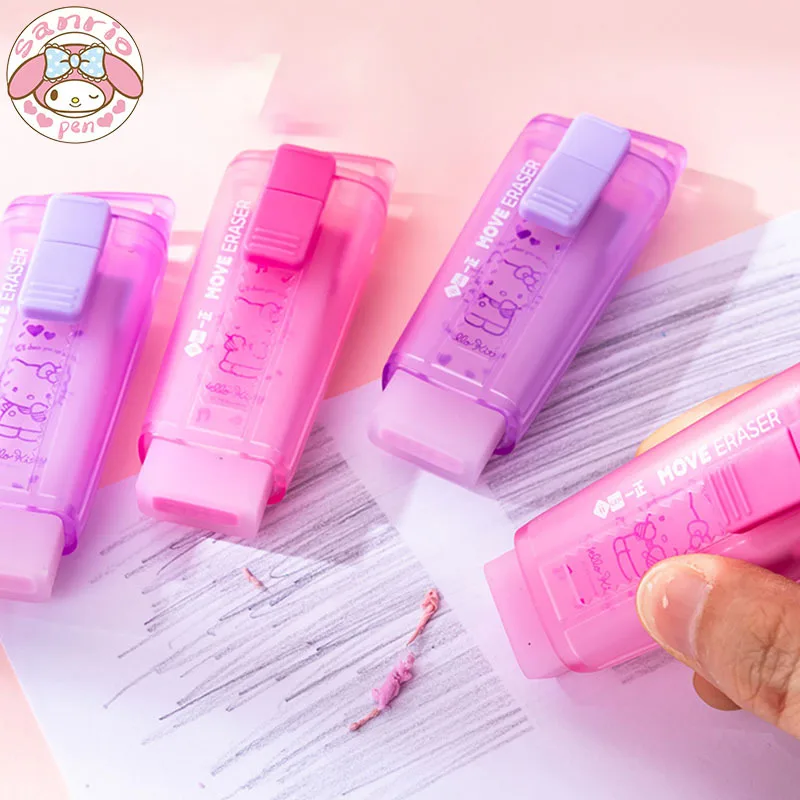 Sanrio-Eraser-Hello-Kitty-15-30pcs-New-Kawaii-Students-Stationery-Push ...