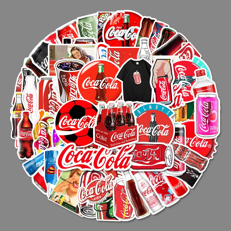 Fashion-Cola-Bottle-Stickers-For-Car-Laptop-Phone-Stationery-Decor ...