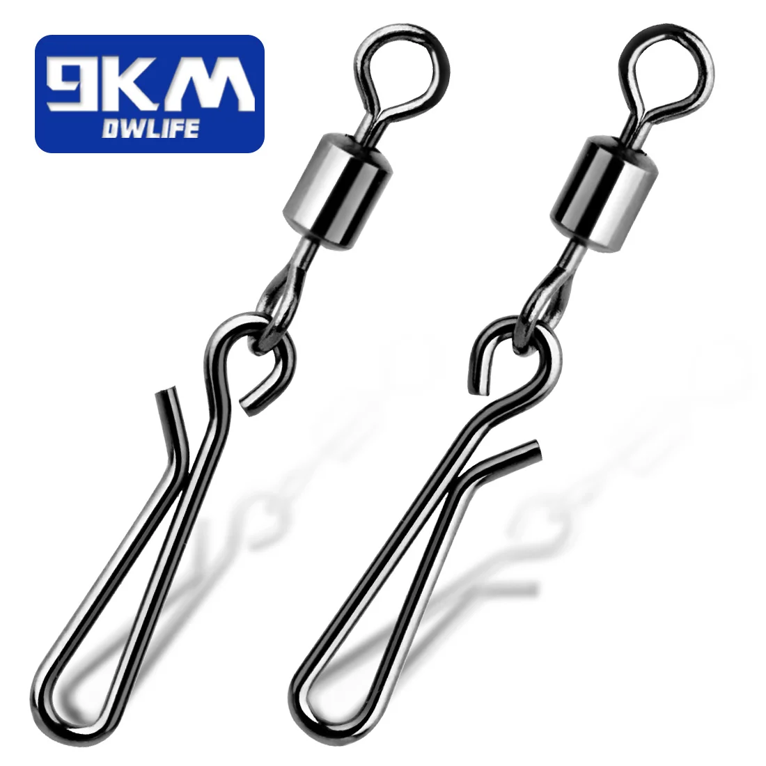 Fishing-Swivels-Snaps-50-200Pcs-Fishing-Rolling-Swivel-Barrel-Snap ...