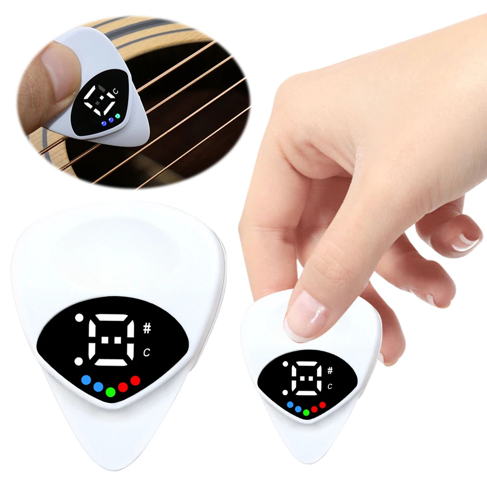 2 in 1 Guitar Picks Tuner Digital Electronic Tuner Guitar Tuner for ...