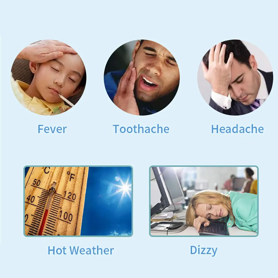 4/8/16/32 Cooling Patch Cool Down Antipyretic Sticker Lower Body ...