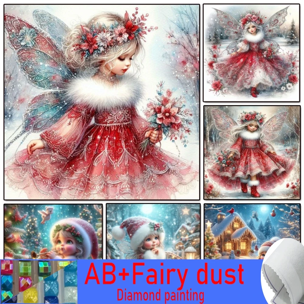 5d 120 Color AB Fairy Dust Diamond Painting Arrival Christmas Fairy ...