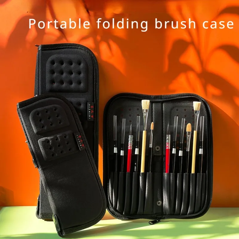 Folding-Portable-Paintbrush-Bag-Art-Painting-Supplies-Tools-Student ...