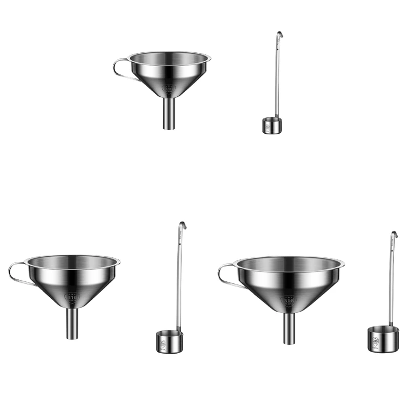 Stainless-Steel-Funnel-with-Mesh-Strainer-Wine-Grape-for-Juice-Oil ...