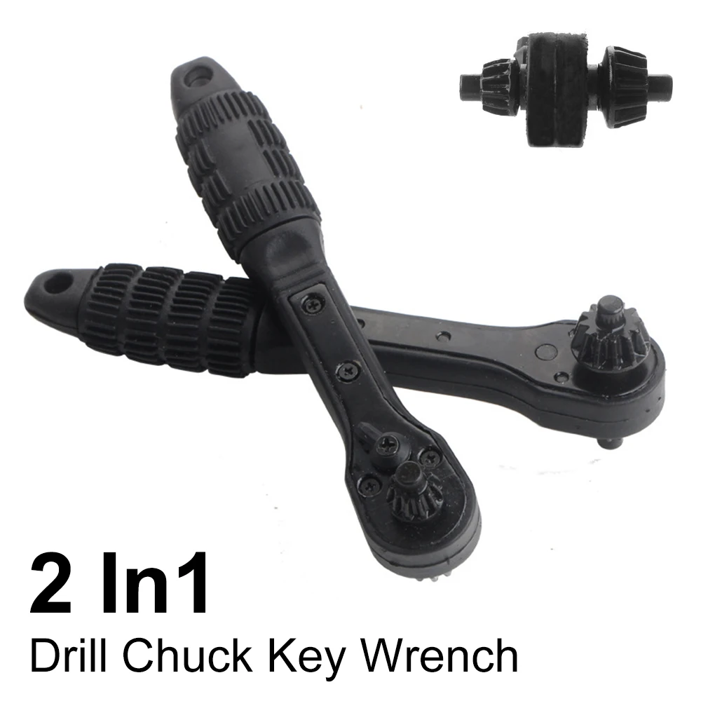 Universal-Wrench-Multifunction-Drill-Chuck-Key-Wrench-Ratchet-Dual-End ...