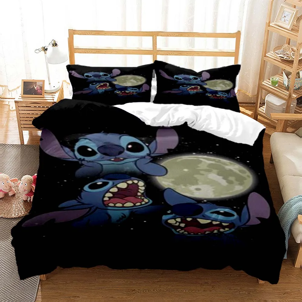 Disney-Stitch-Bedding-Sets-Kids-Duvet-Cover-Set-With-Pillowcase-Twin ...