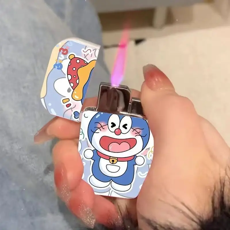 Metal-Windproof-Inflated-Jet-Lighter-Outdoor-Portable-Cute-Fuel-lighter ...