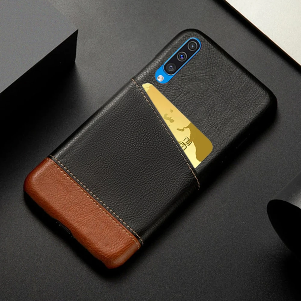 Luxury Leather Wallet Cover for Samsung Galaxy A50, A80, A70, A40, A30 ...