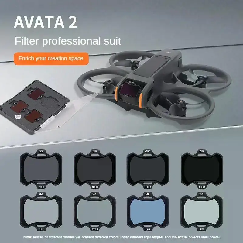 Drones-for-DJI-Avata-2-ND-Filter-Set-CPL-UV-ND8-ND16-ND32-ND64-Drone ...