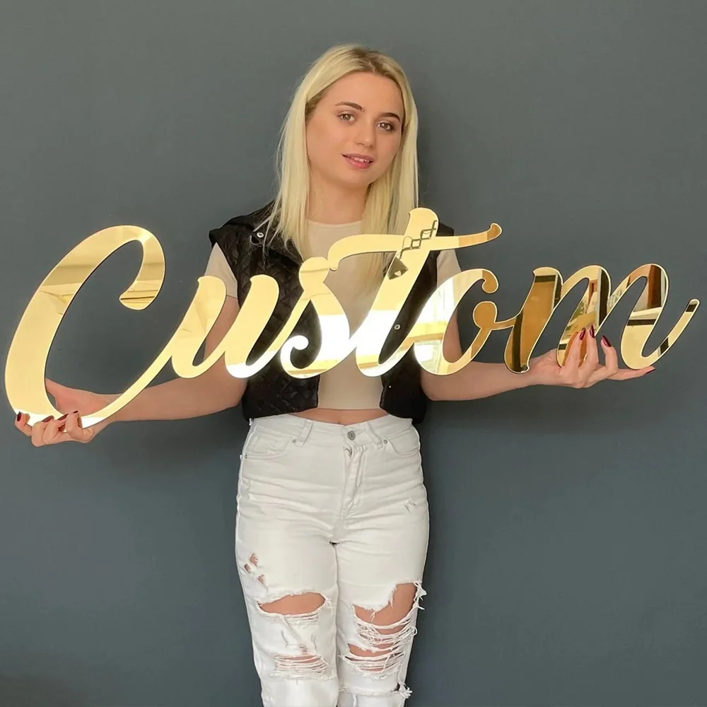 Nome-personalizado-Do-Beb-Espelho-Acr-lico-Sinais-De-Parede-De-Madeira ...