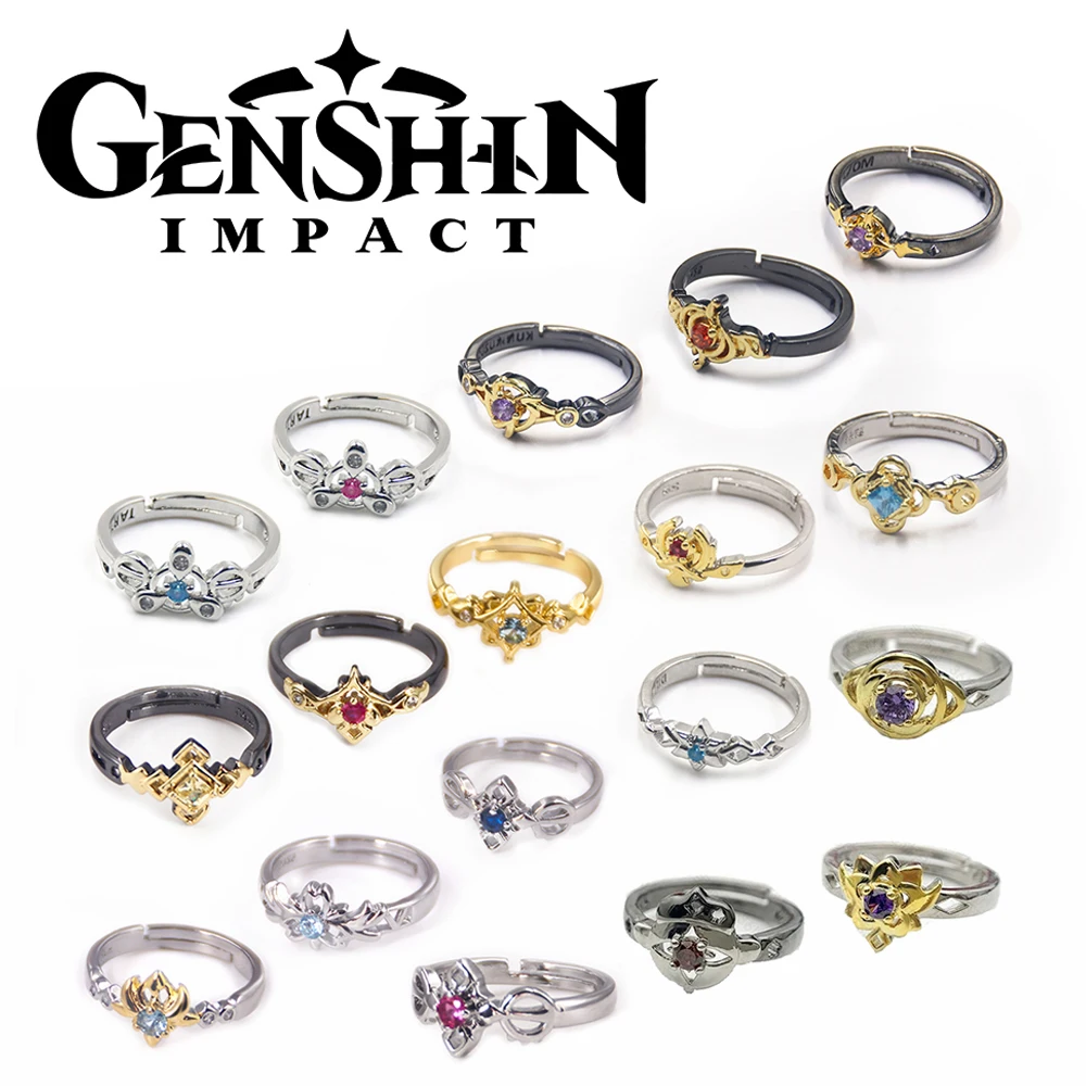 Game-Genshin-Impact-Ring-Anime-Zhongli-Tartaglia-Xiao-Venti-Same ...