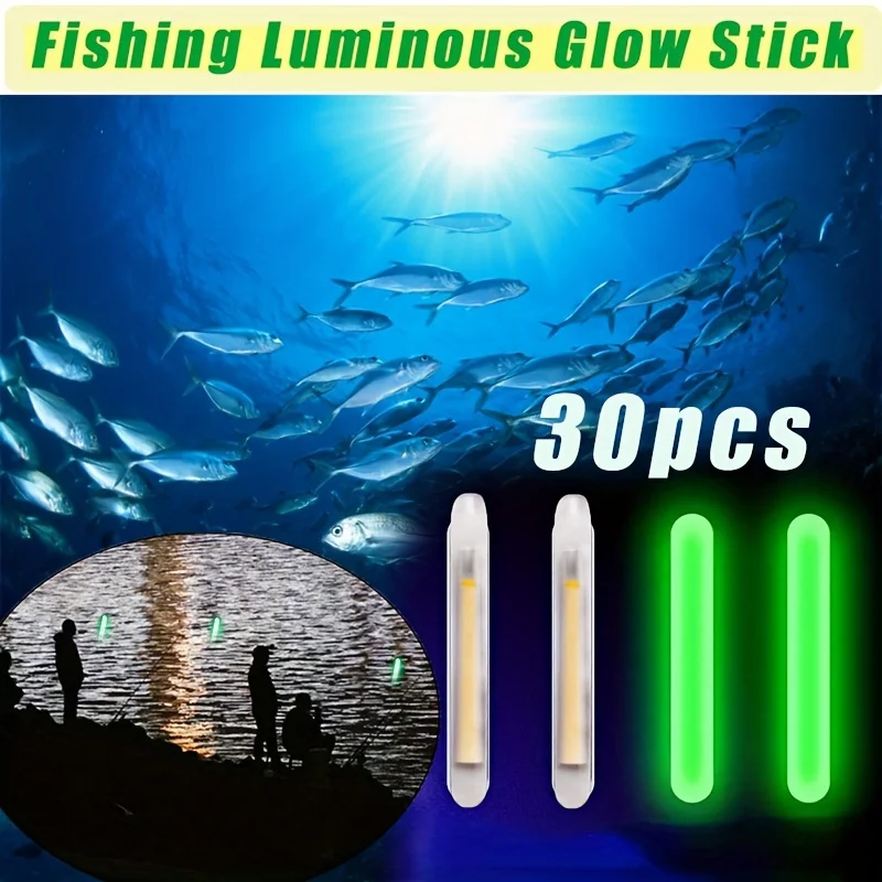 30pcs-Luminous-Glow-Sticks-For-Night-Fishing-Enhance-Your-Catch-With ...