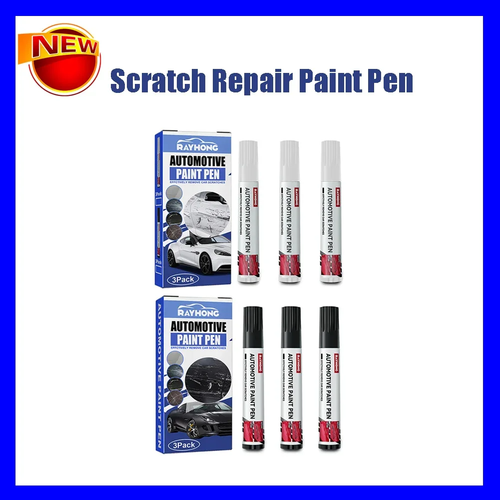 3Pcs-Rayhong-Car-Remover-Scratch-Repair-Paint-Pen-Touch-Up-Pen-Repair ...