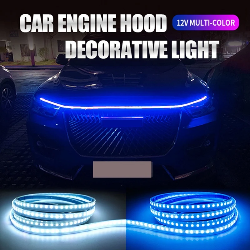 12V-150CM-Car-LED-Daytime-Running-Light-Bar-Car-Hood-Light-Bar-Car-Hood ...