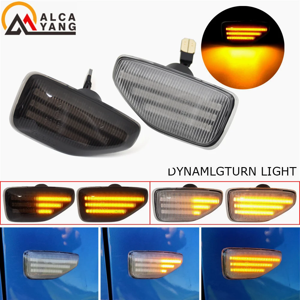 2x-LED-Dynamic-Blinker-For-Dacia-Logan-2-Sandero-2-Duster-Renault ...