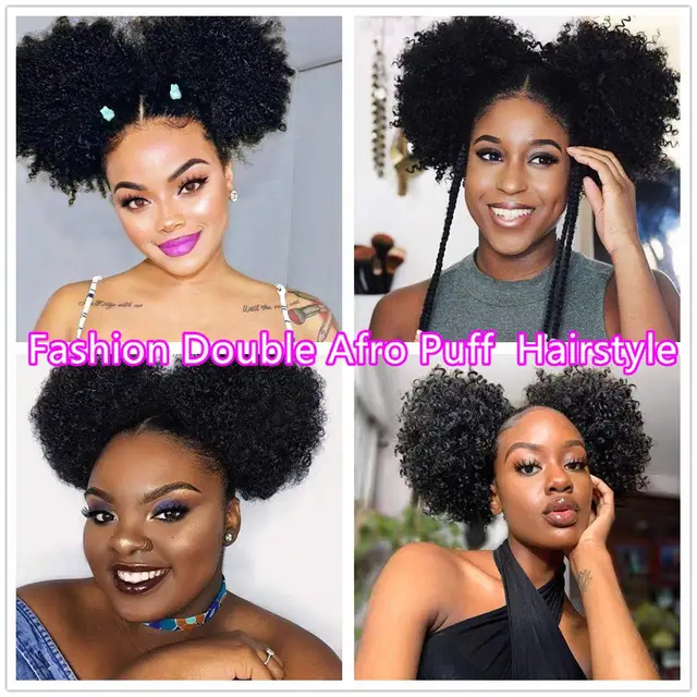 Afro Puff Hairstyles For Women