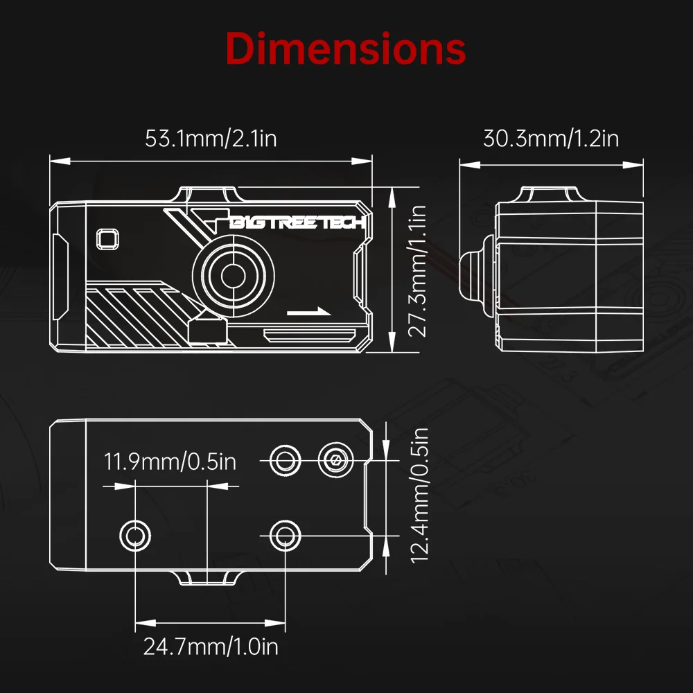 BIGTREETECH Smart Filament Sensor Filament V2.0 Break Detection Module BTT SFS V1.0 for Ender 3 ...