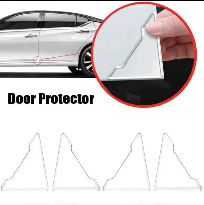 4Pcs-Car-Door-Corner-Anti-collision-Covers-Transparent-Silicone ...