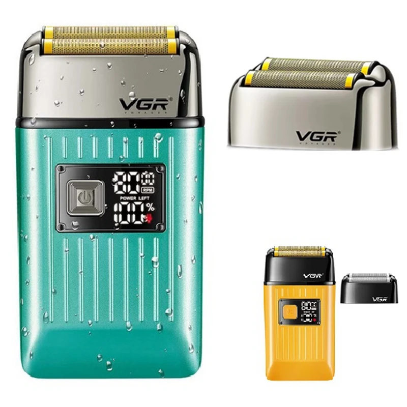 VGR-Rechargeable-Hair-Shaver-For-Men-Powerful-Electric-Shaver-Beard ...
