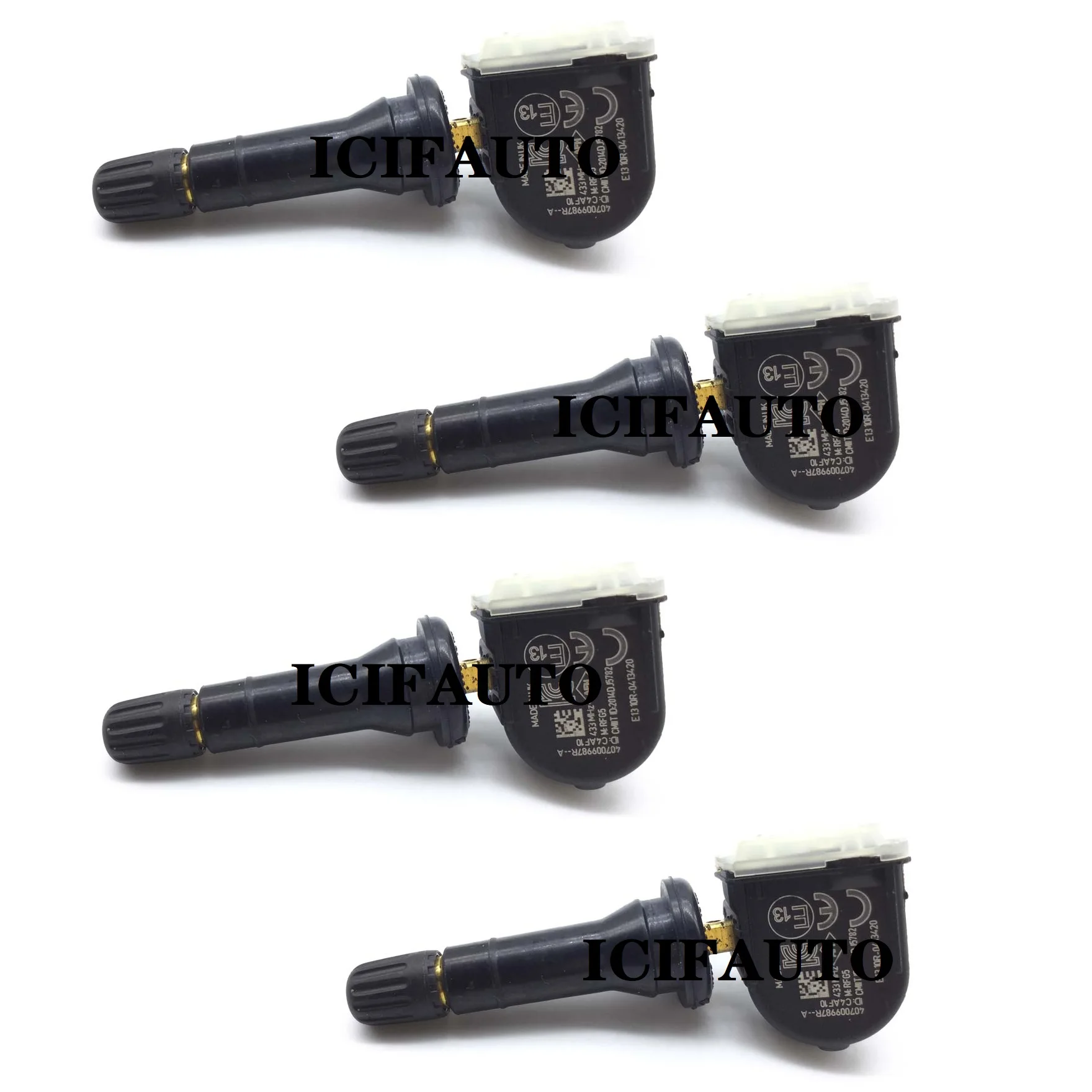 4-x-New-433MHZ-Tire-Pressure-Monitoring-Sensor-System-TPMS-For-Renault ...