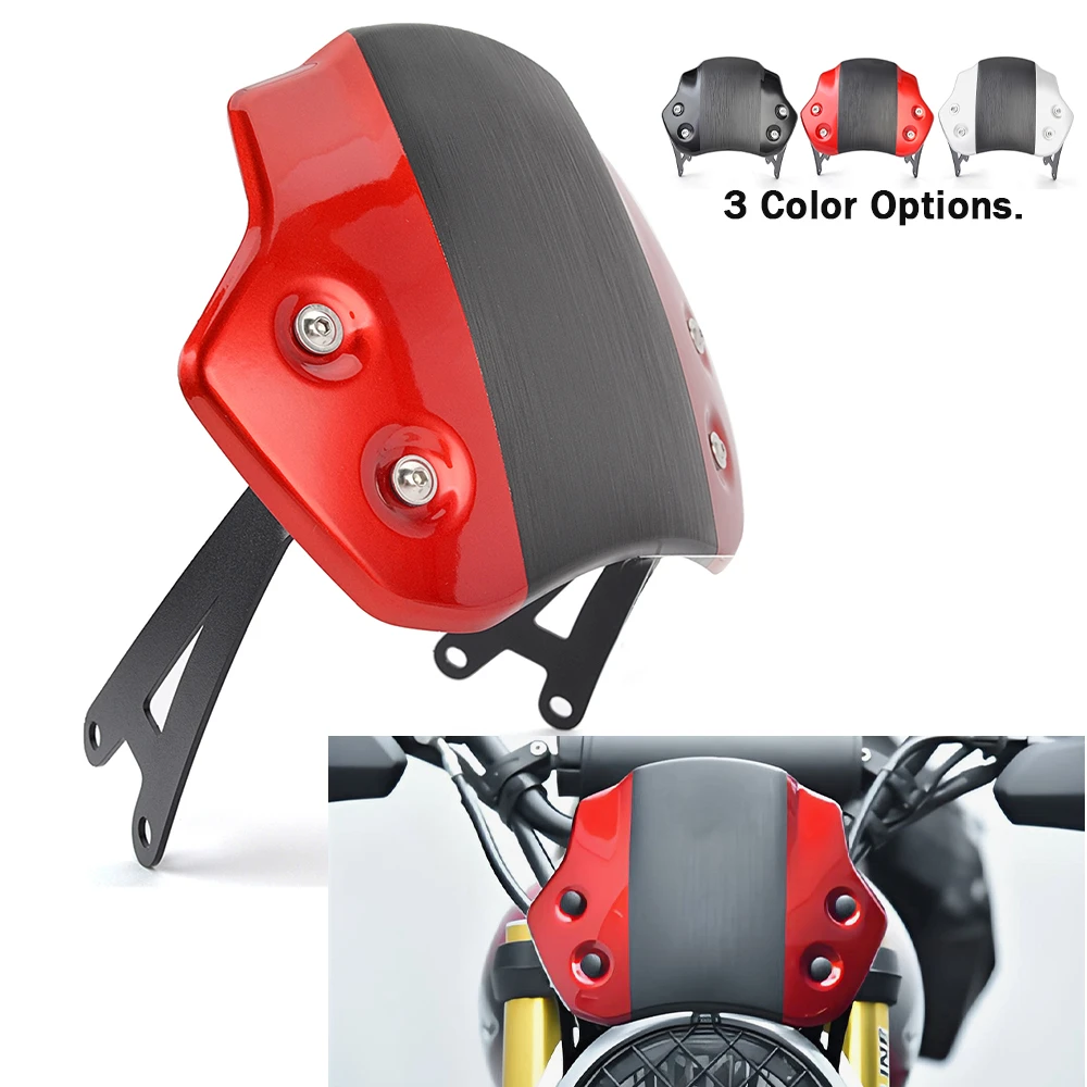 Scrambler 400X Motorcycle Windscreen Windshield for Triumph SCRAMBLER ...