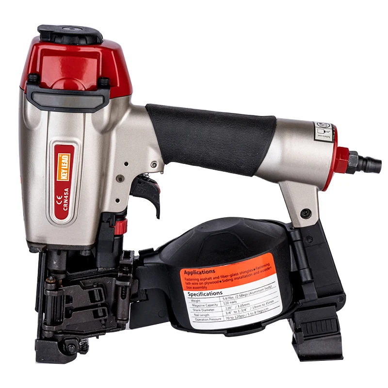 Vers-til-Telhado-Coil-Nailer-pneum-tico-Nail-Gun-controle-de ...