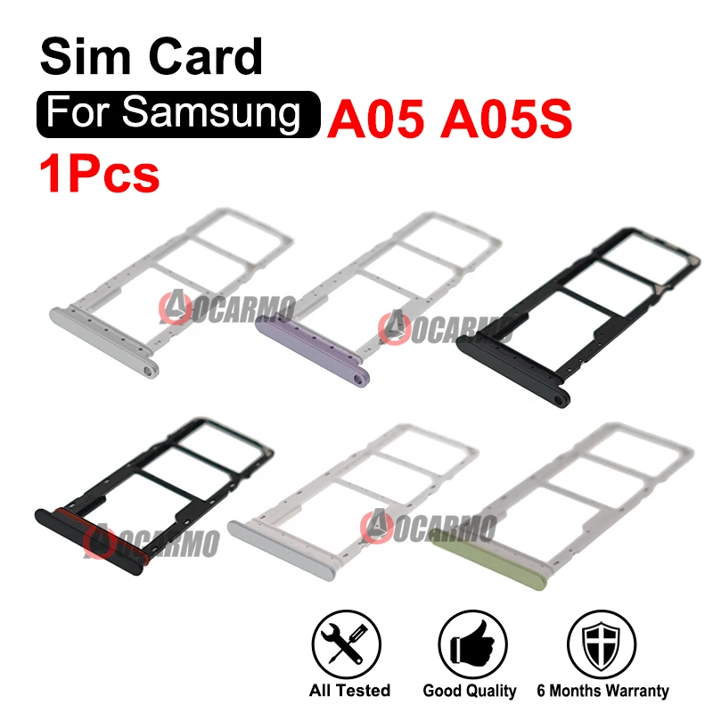 1Pcs Sim Tray For Samsung Galaxy A05 A05S Sim Card Holder Slot ...