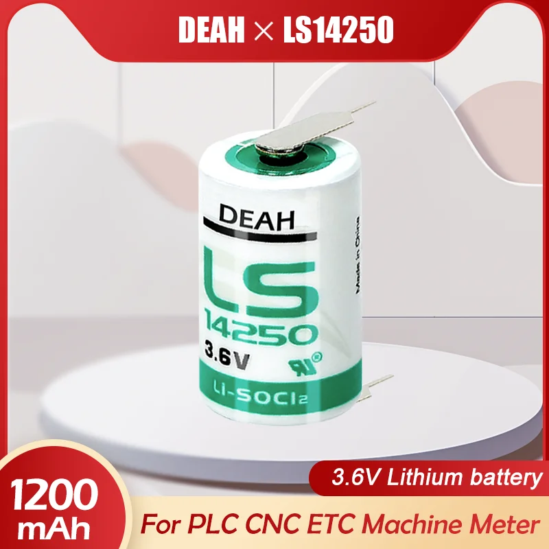 LS14250 14250 ER14250 1/2 AA 1/2AA 1200mAh 3,6 V batería de litio no ...