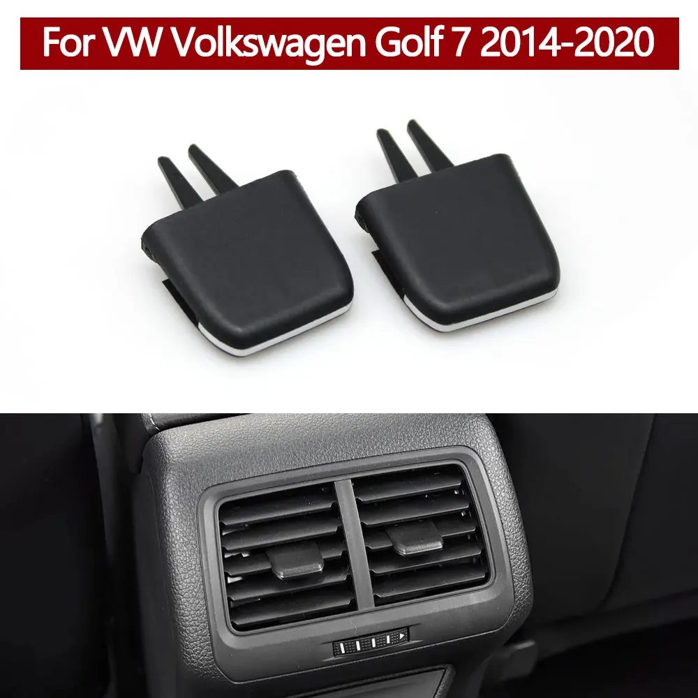 1/2PCS Car Accessories Rear Air Conditioning AC Vent Grille Outlet Tab ...
