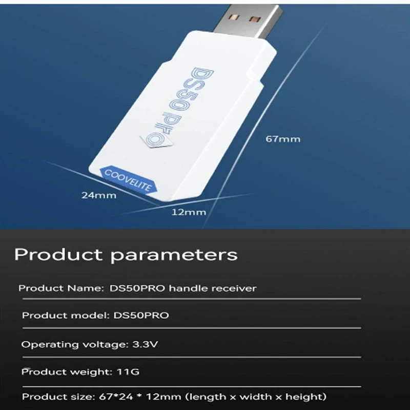 Blanc-Coovelite Convertisseur de manette de jeu Ds50 Pro, adaptateur ...