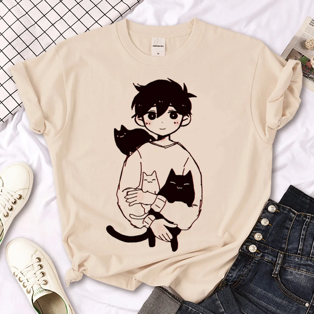 Omori-tshirt-women-streetwear-designer-comic-Tee-female-harajuku-y2k ...