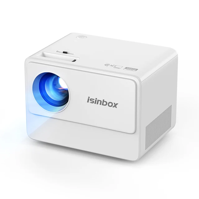 ISINBOX Projector 1080P HD 4K Android 9.0 5G WIFI Full 1080P Projector ...